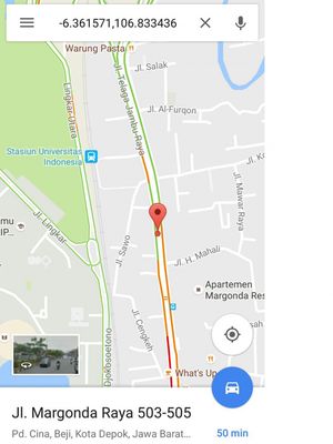 Di Google Maps, Mengapa Jalan Dewi Sartika Berubah Jadi Jalan Dewi ...