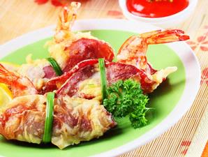 Udang Gulung Daging Asap | r e c i p e s