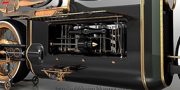 Motor “Steampunk” dari Rusia | HRM® Corp