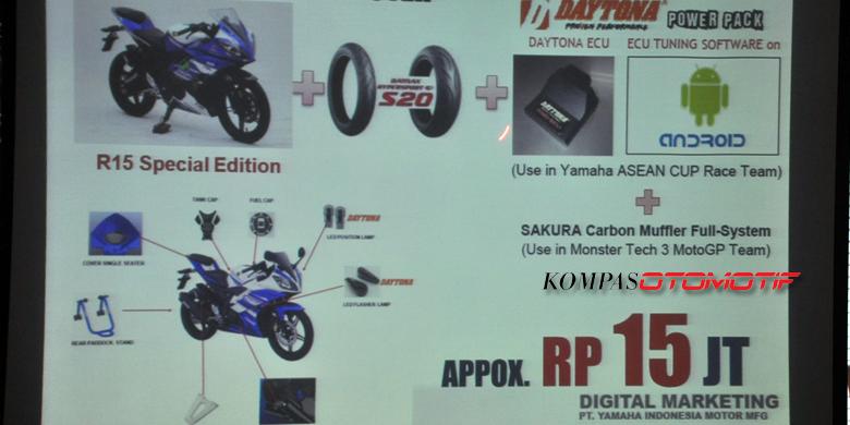 Detail Yamaha R15 Edisi MotoGP - Pos-kupang.com